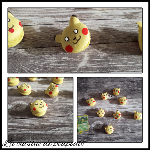 Macarons Pikachu – La cuisine de Poupoule