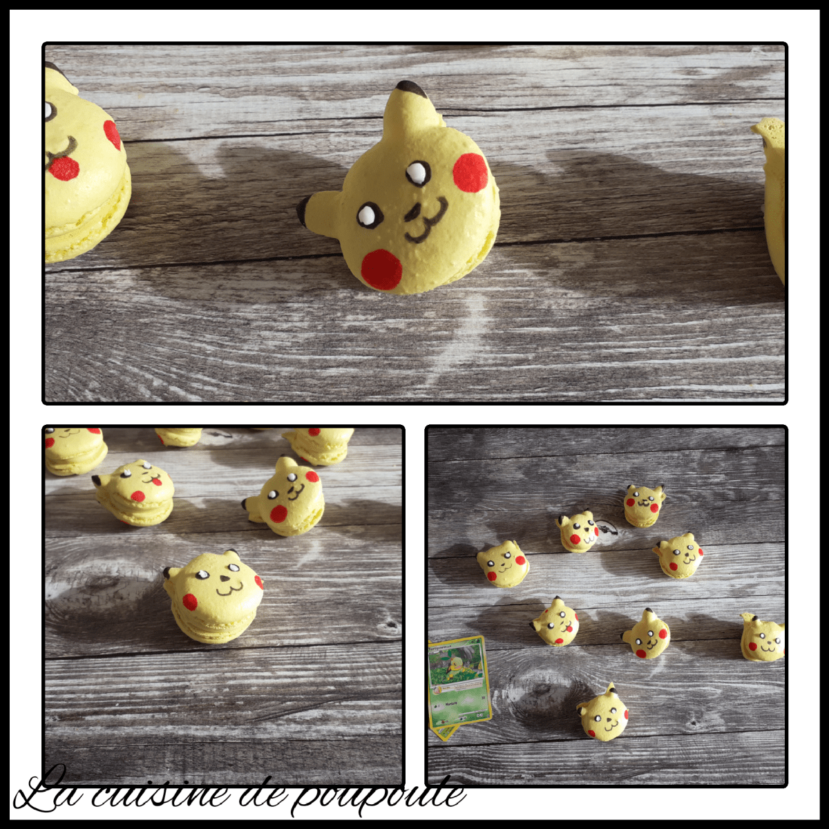 Macarons Pikachu – La cuisine de Poupoule