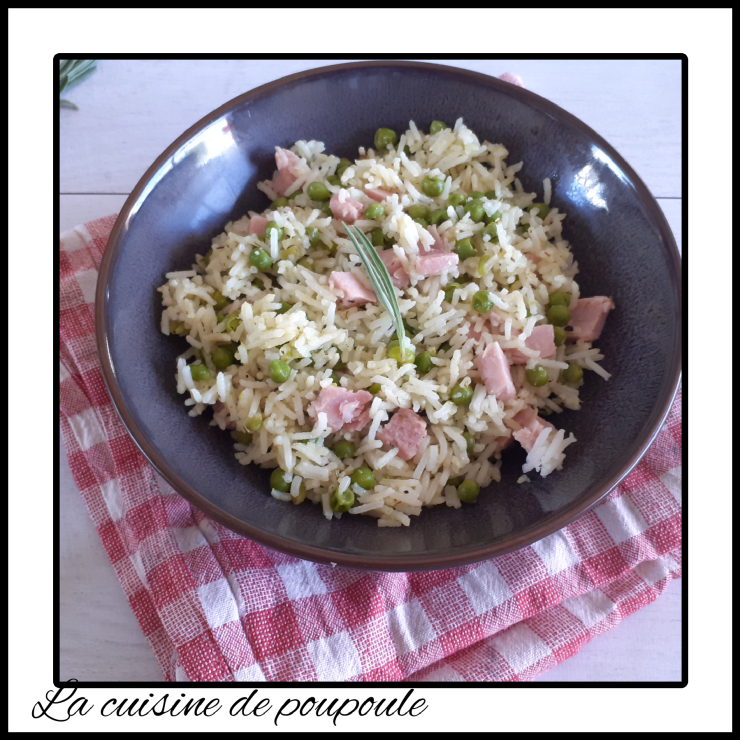 Riz aux petits pois – La cuisine de Poupoule